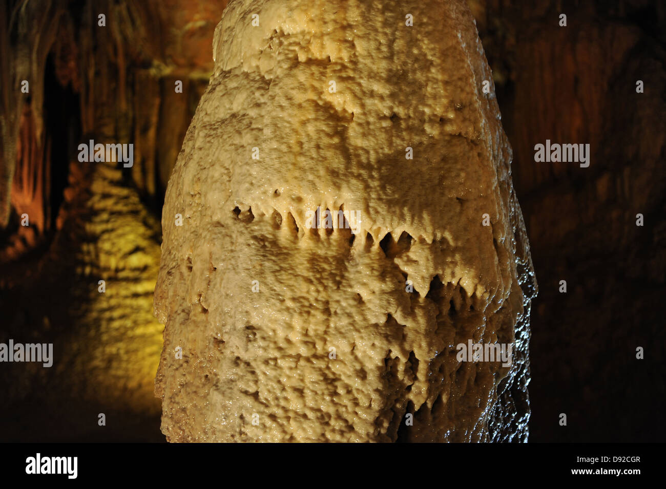 Jama Baredine flowstone cave, Porec, Istria, Croatia, Europe Stock ...