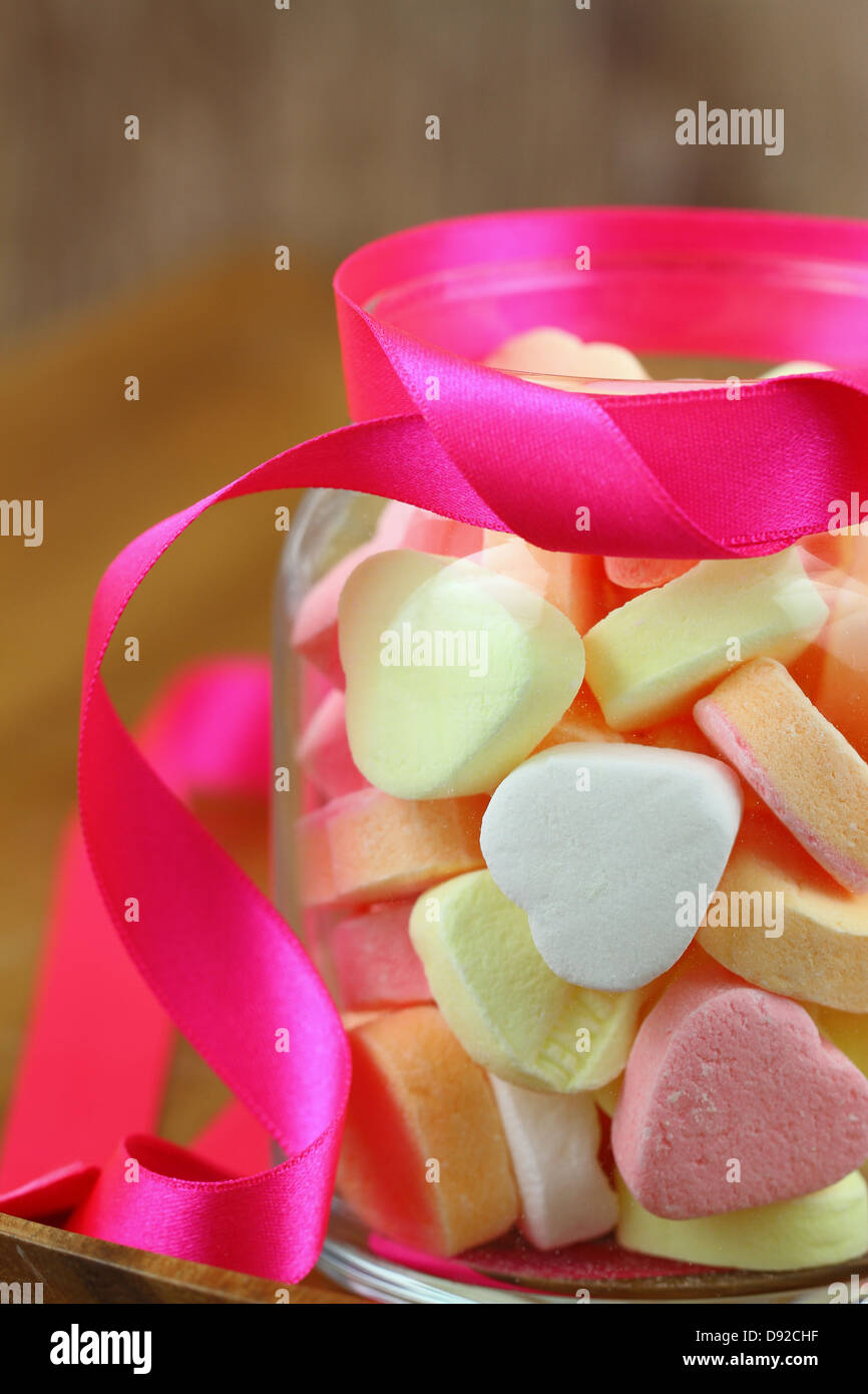 Jar sweets ribbon hi-res stock photography and images - Alamy