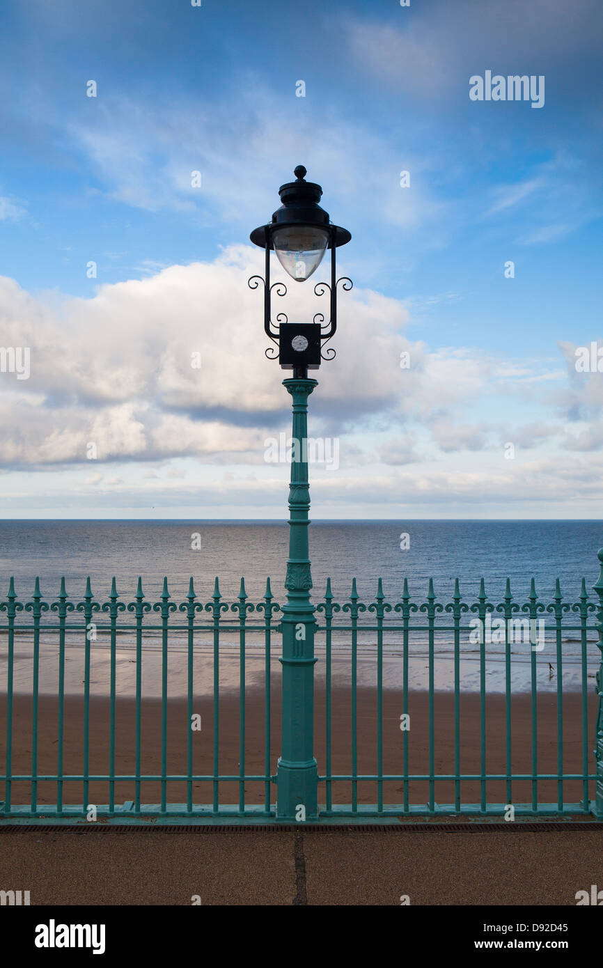 On the empty promenade on the beach in Scarborough Stock Photo - Alamy