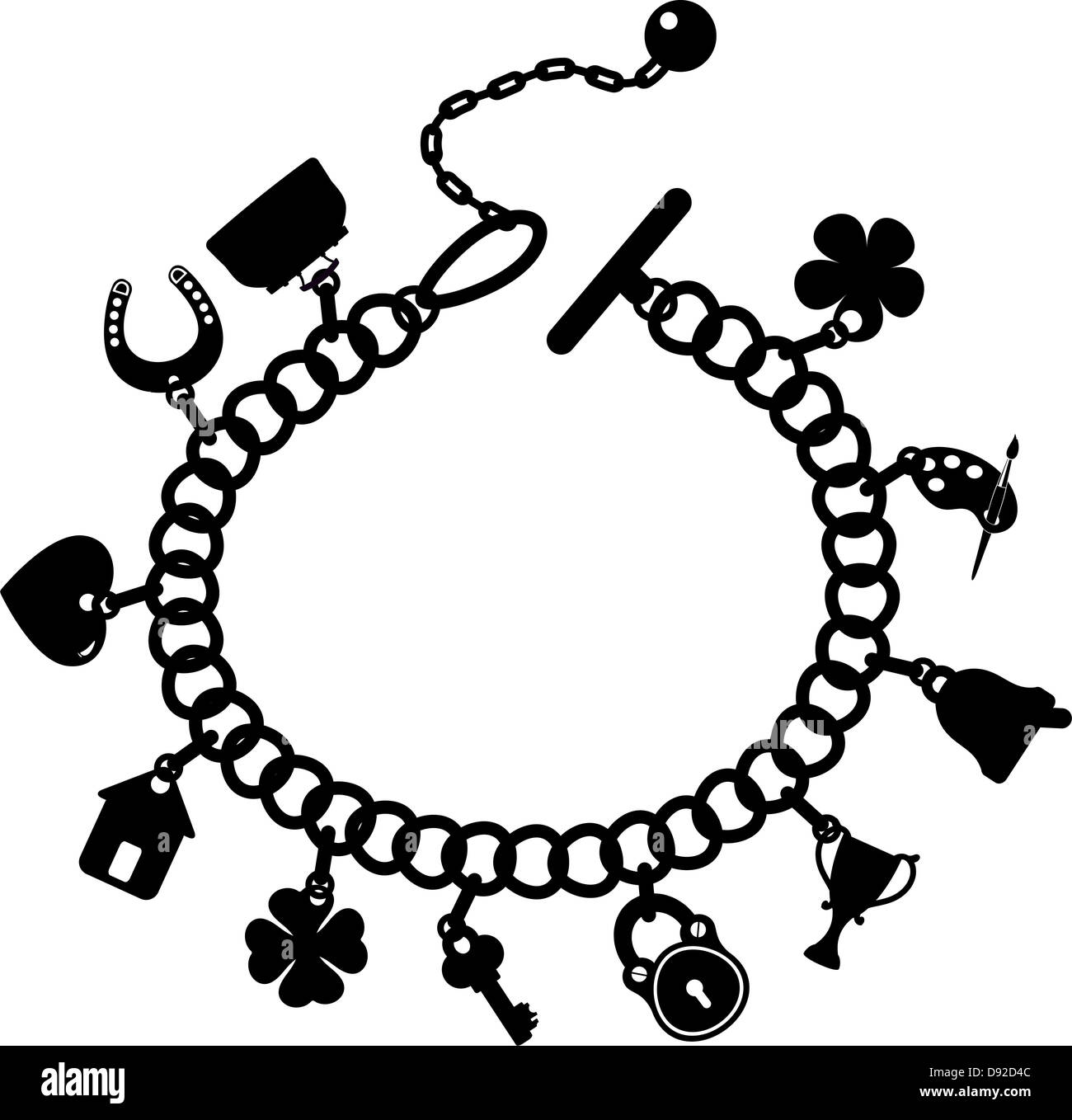 Accessory charm Black and White Stock Photos & Images - Alamy