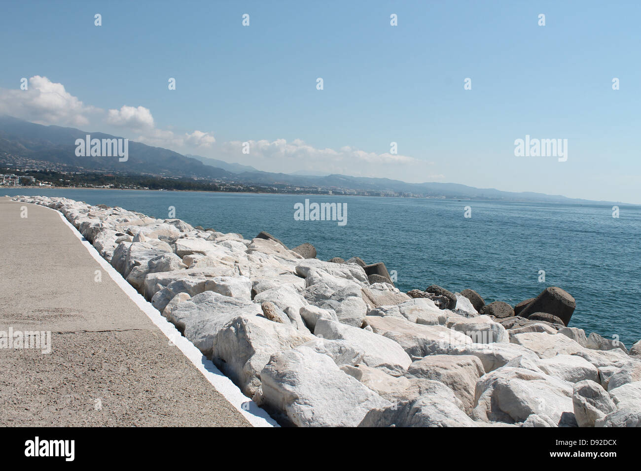 Stone Pier, La Concha (The Shell) Mountain - Puerto Banus, Near ...