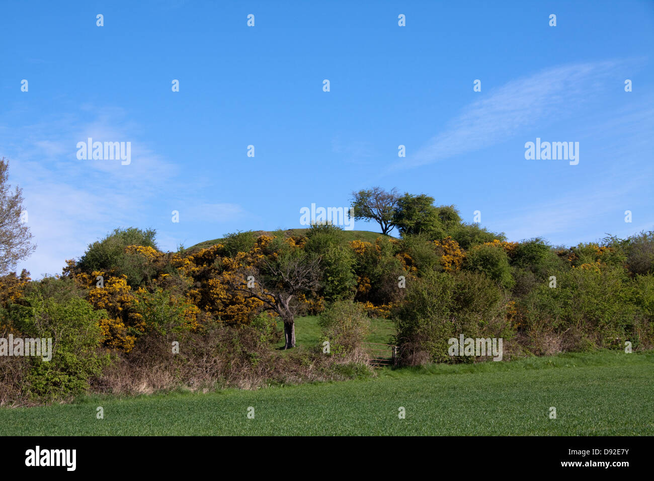 Castle Hill Brailes Warwickshire Stock Photo - Alamy