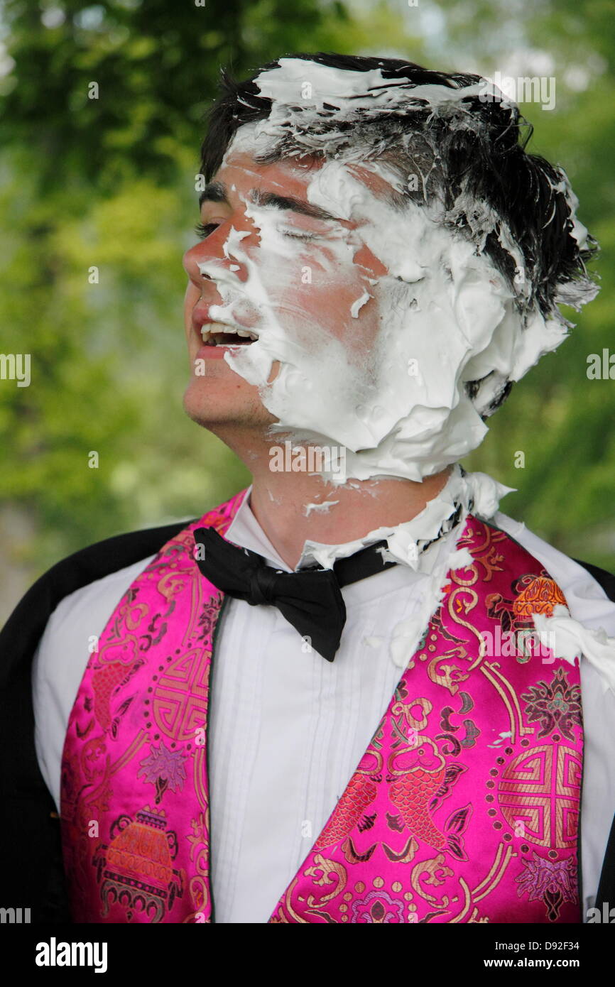 Custard pie face hi-res stock photography and images - Alamy