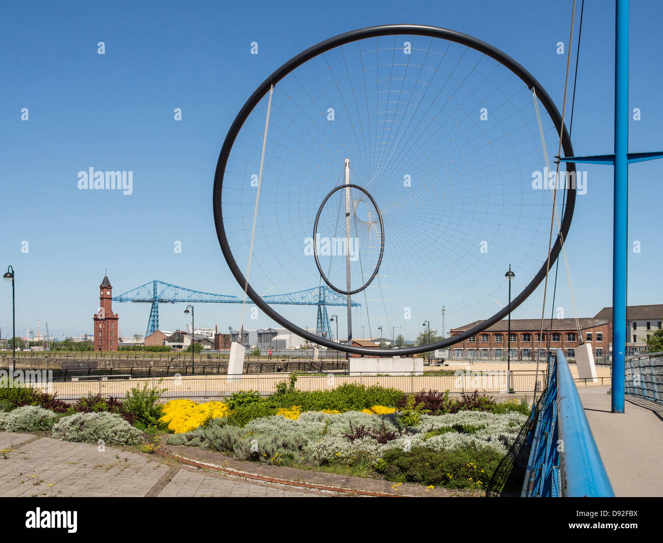 Middlesbrough dock clock tower hi-res stock photography and images - Alamy