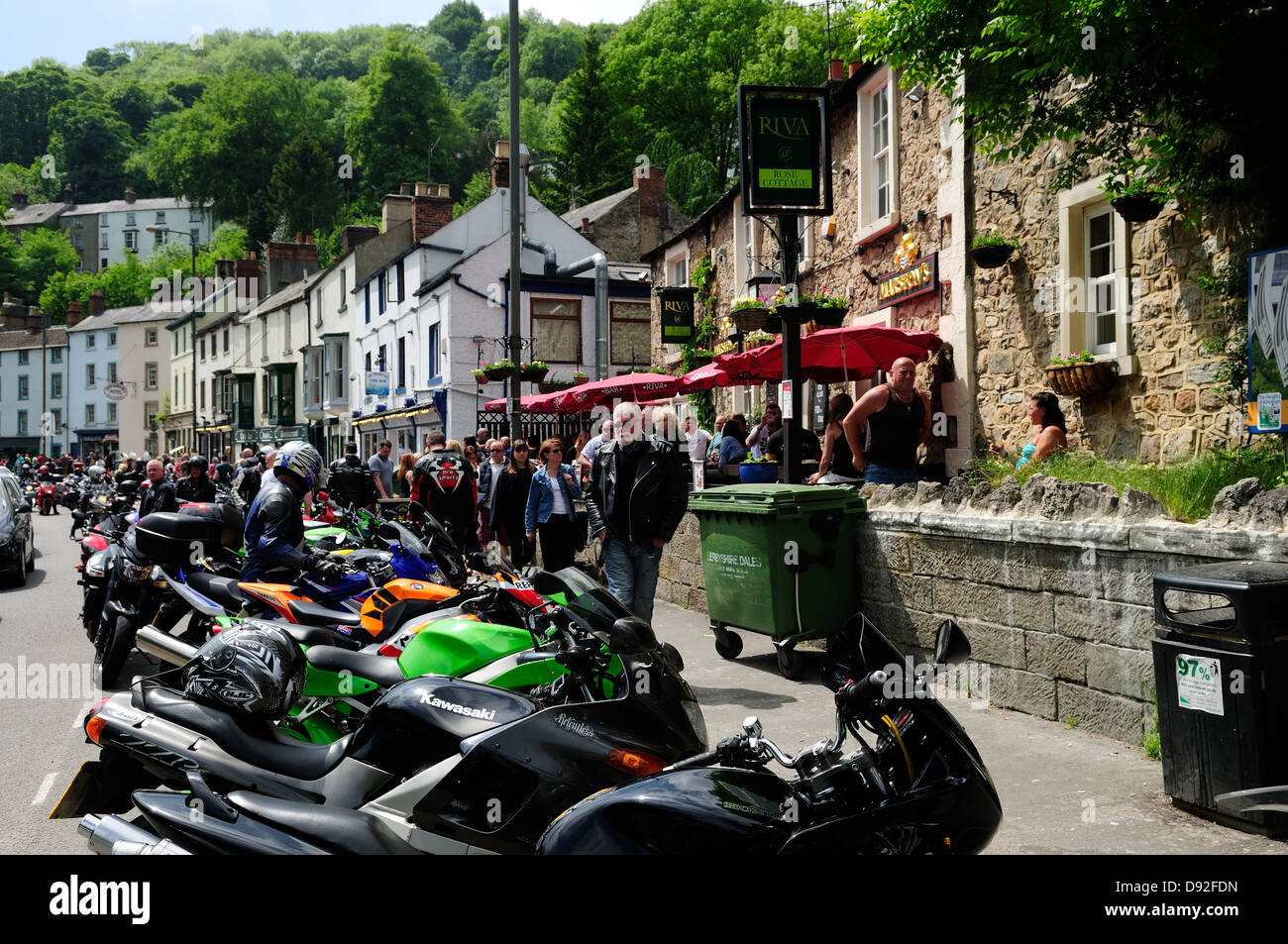 Motorcyclist meeting place hi-res stock photography and images - Alamy