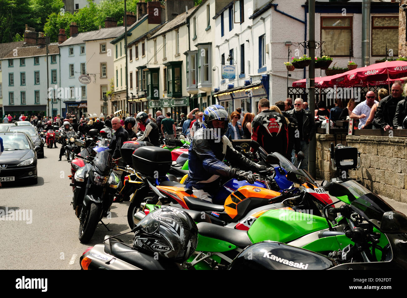 Motorcyclist meeting place hi-res stock photography and images - Alamy