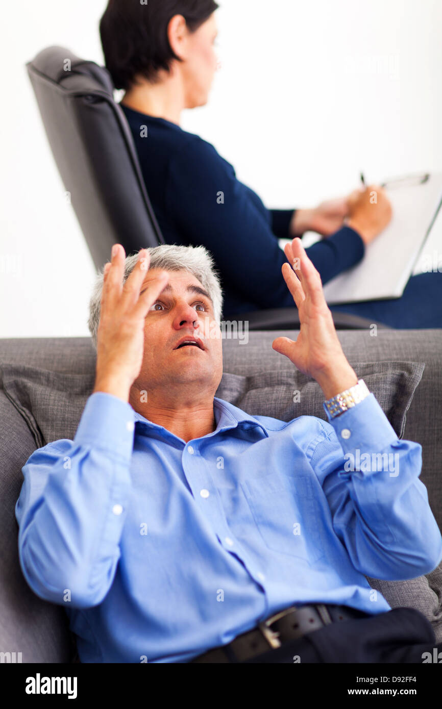 Stressed middle aged man High Resolution Stock Photography and Images ...