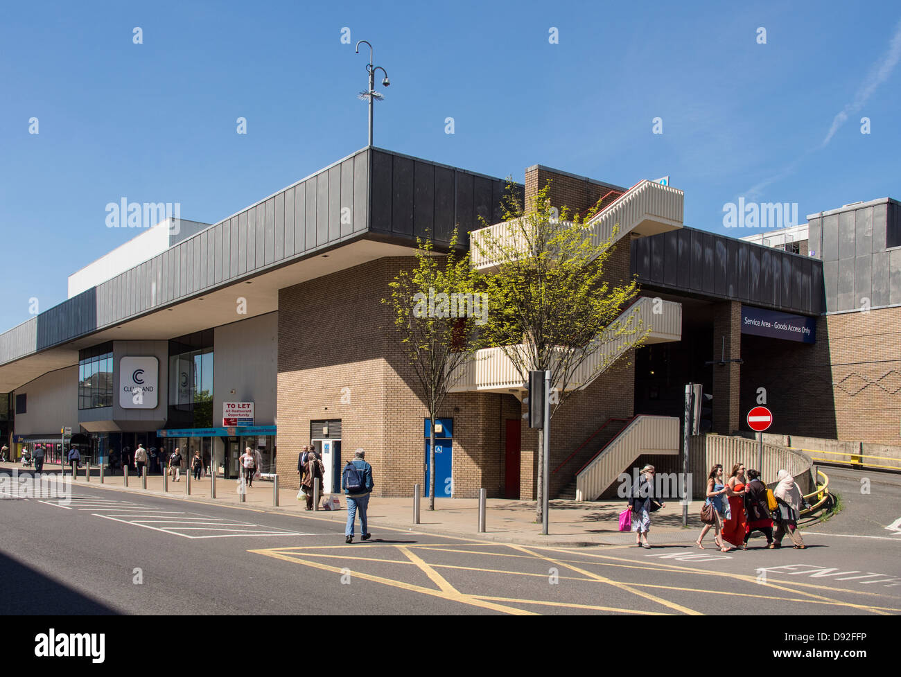 Cleveland centre shopping centre middlesbrough hi-res stock photography ...
