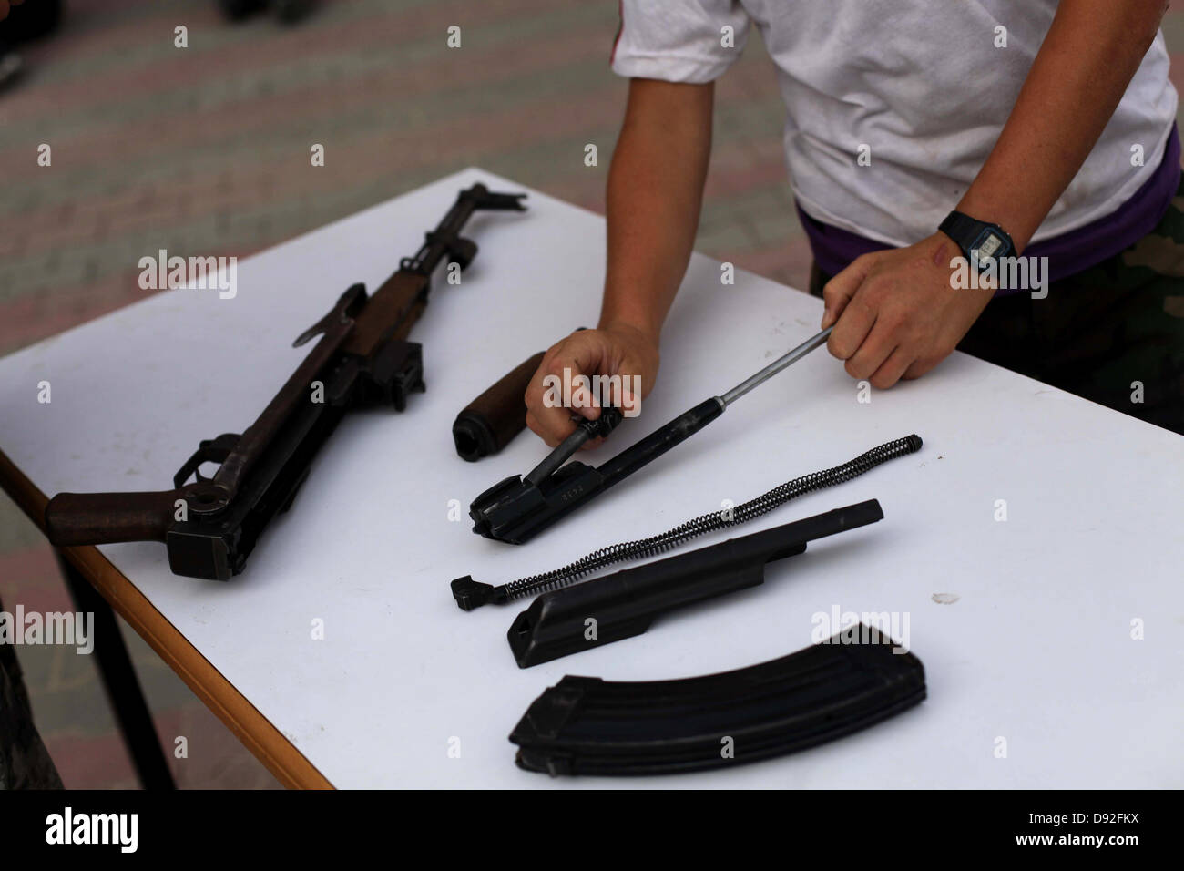 June 9, 2013 - Gaza City, Gaza Strip, Palestinian Territory - A ...