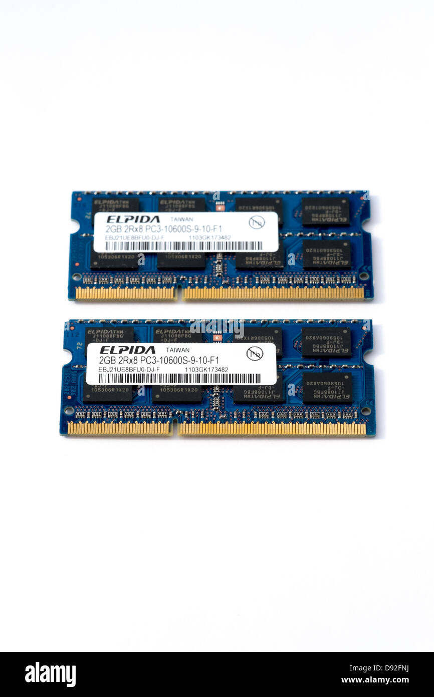Apple iMac RAM memory chips Stock Photo - Alamy