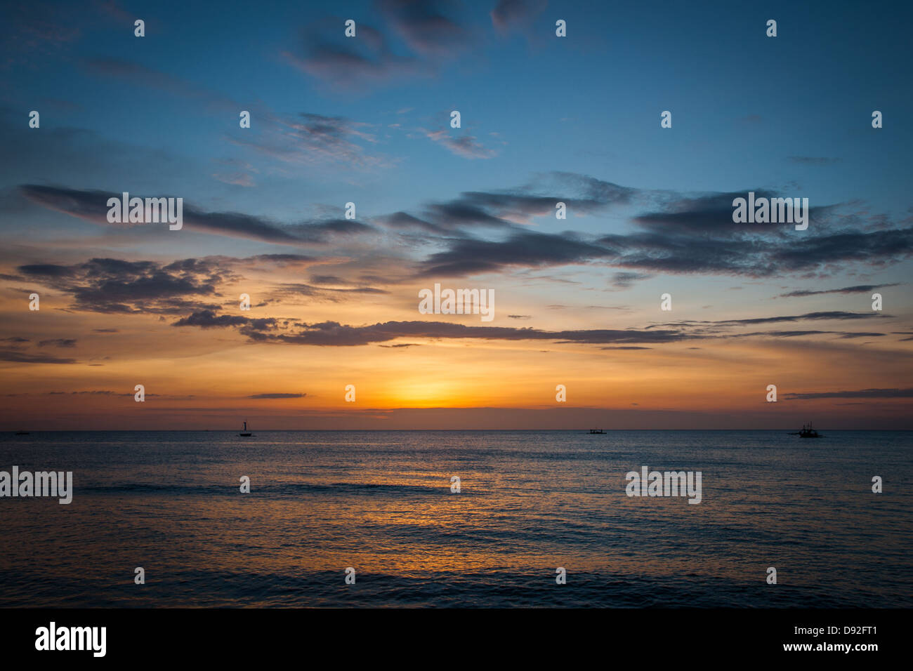 Quiet sunset at Sugar beach Stock Photo - Alamy