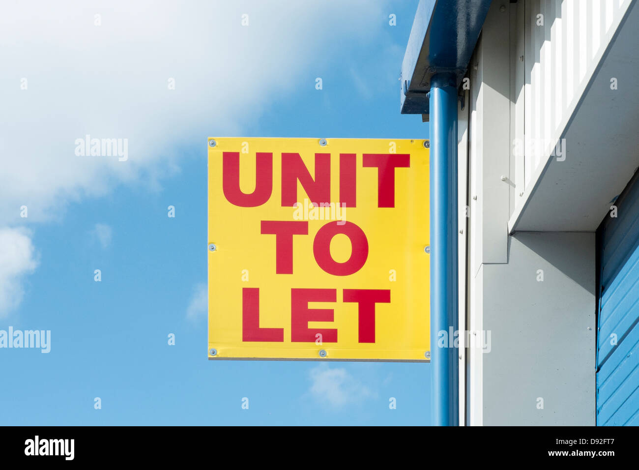 Industrial unit to let sign Stock Photo - Alamy
