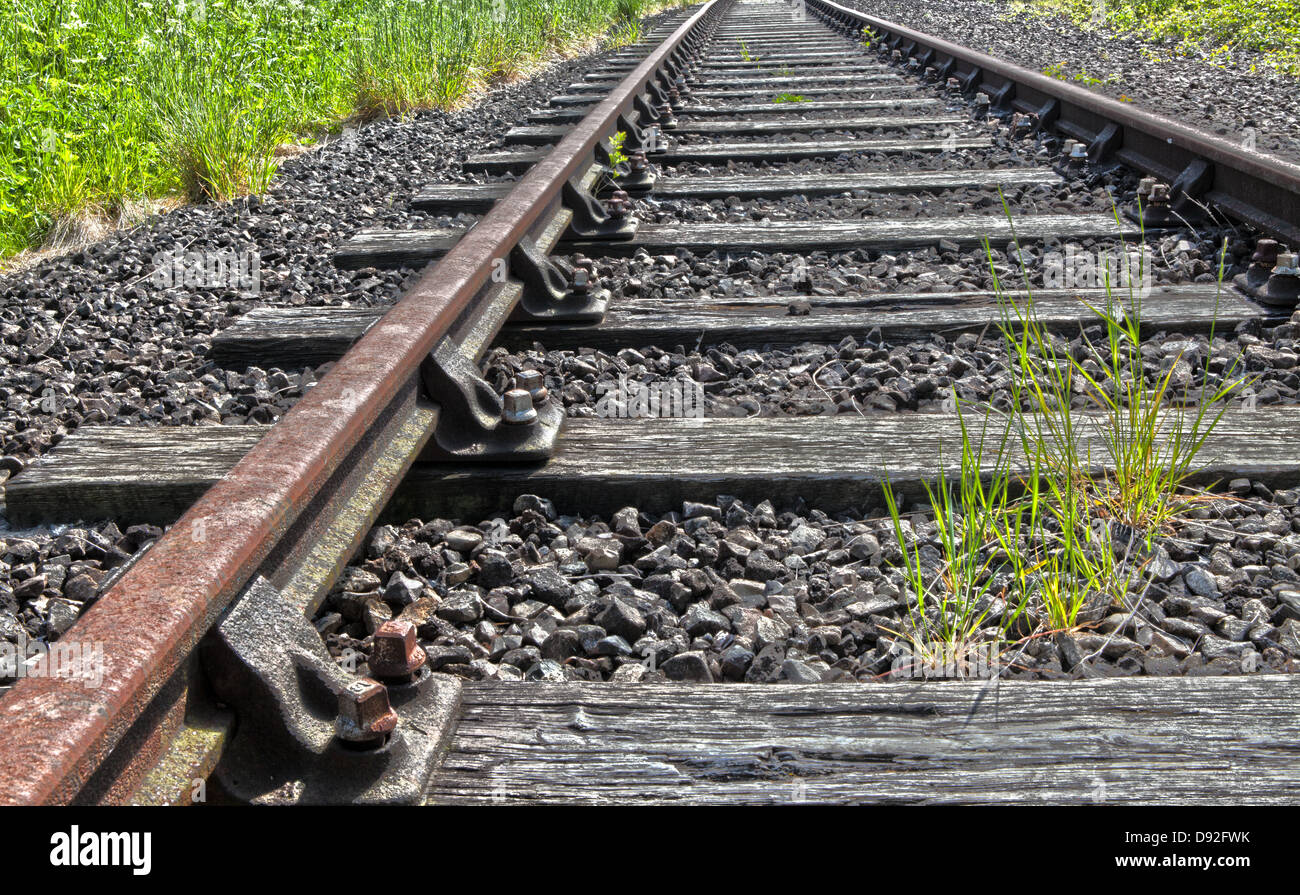 Old rusty track in hi-res stock photography and images - Alamy