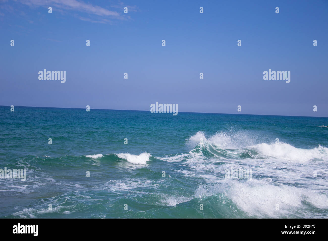 Sea beach waves Stock Photo - Alamy