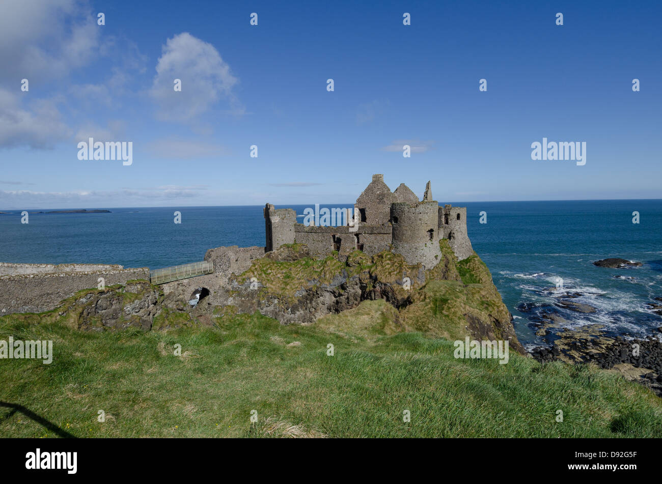 Dunluce castle, Northern ireland Stock Photo - Alamy