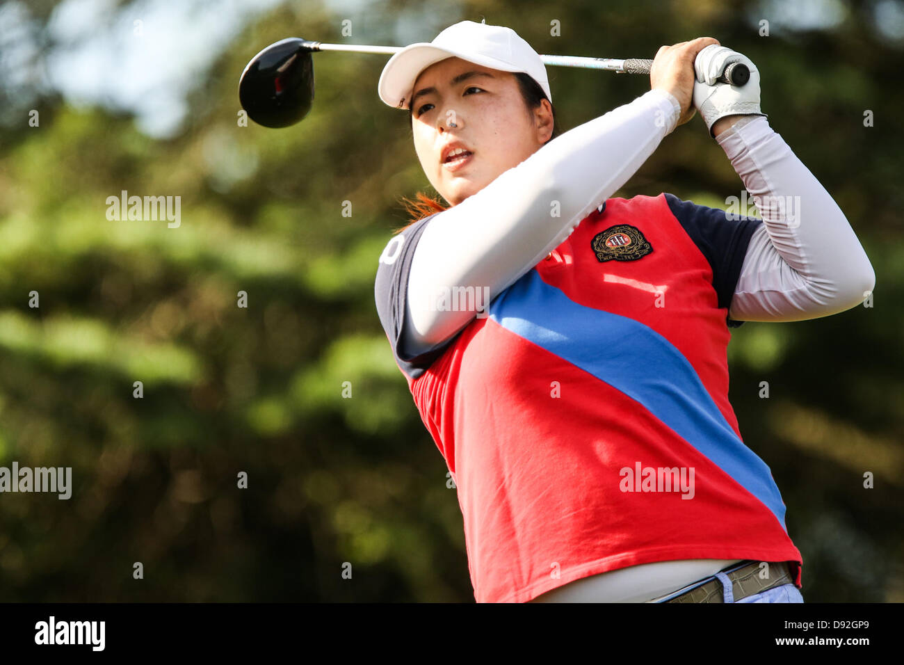 Chinas shanshan feng tees off hi-res stock photography and images - Alamy
