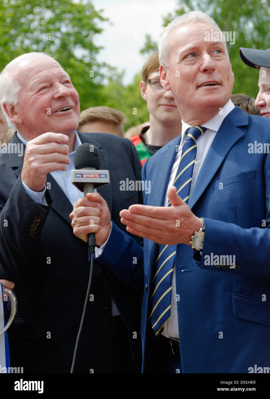 Dave Whelan, Wigan athletic chairman, interviewed by Jim White of Sky ...