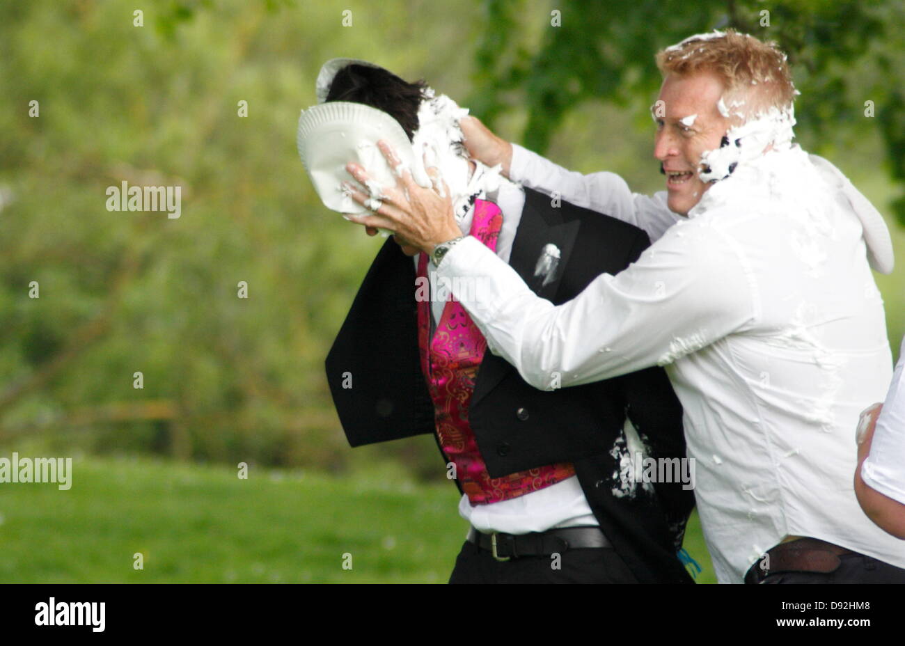 Bakewell, Derbyshire,UK. 9th June 2013. Competitors in the Mr Darcy ...