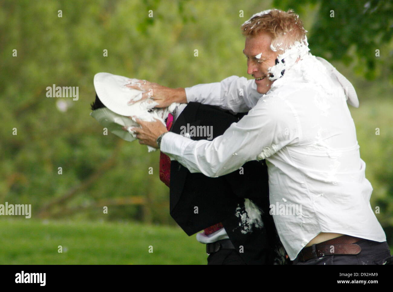 Bakewell, Derbyshire,UK. 9th June 2013. Competitors in the Mr Darcy ...