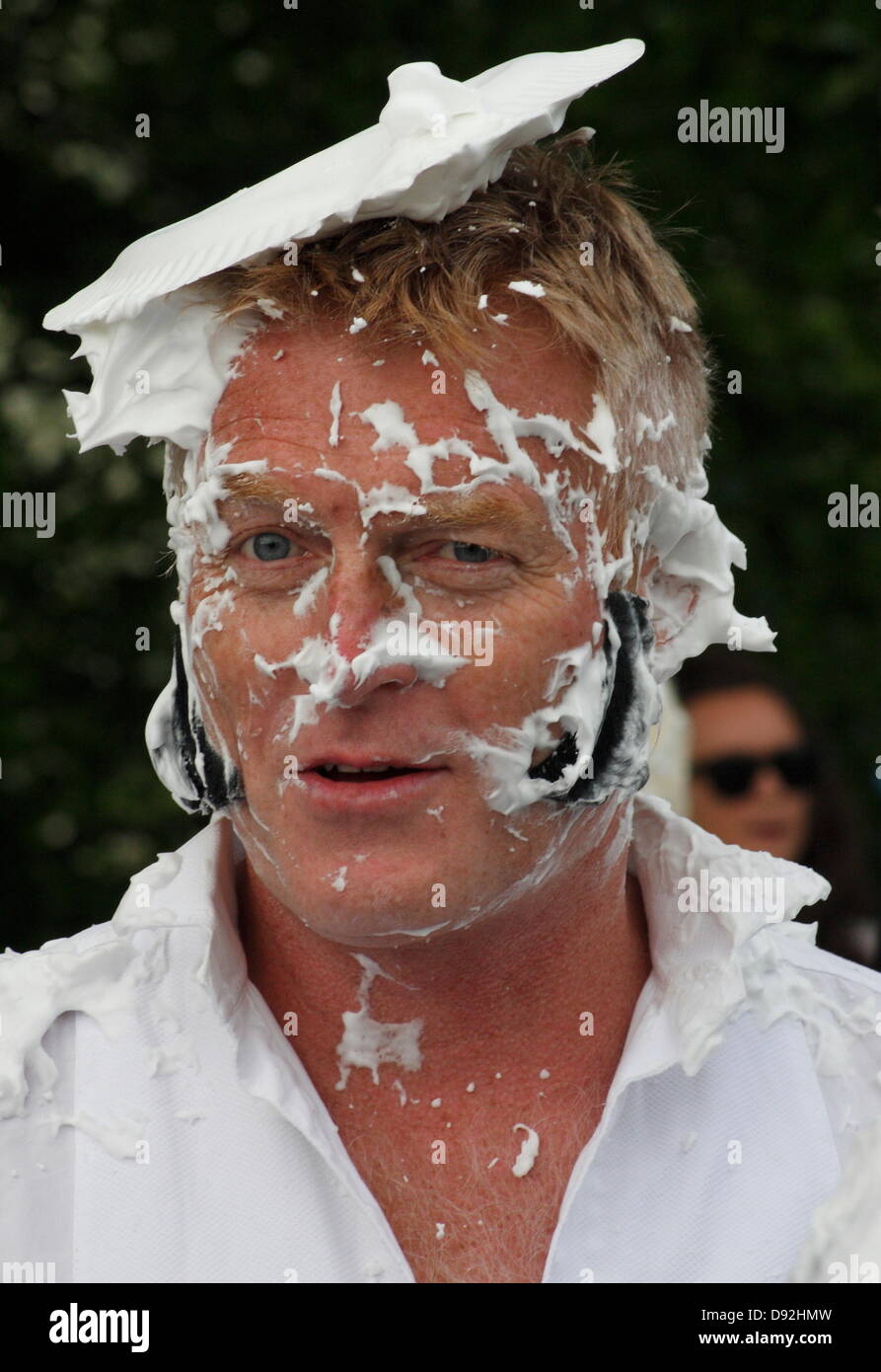 Custard pie in the face hi-res stock photography and images - Alamy