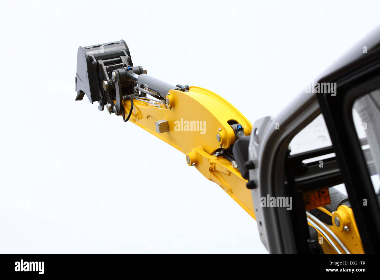 Digger excavator bucket bulldozer shovel industrial detail isolated on ...
