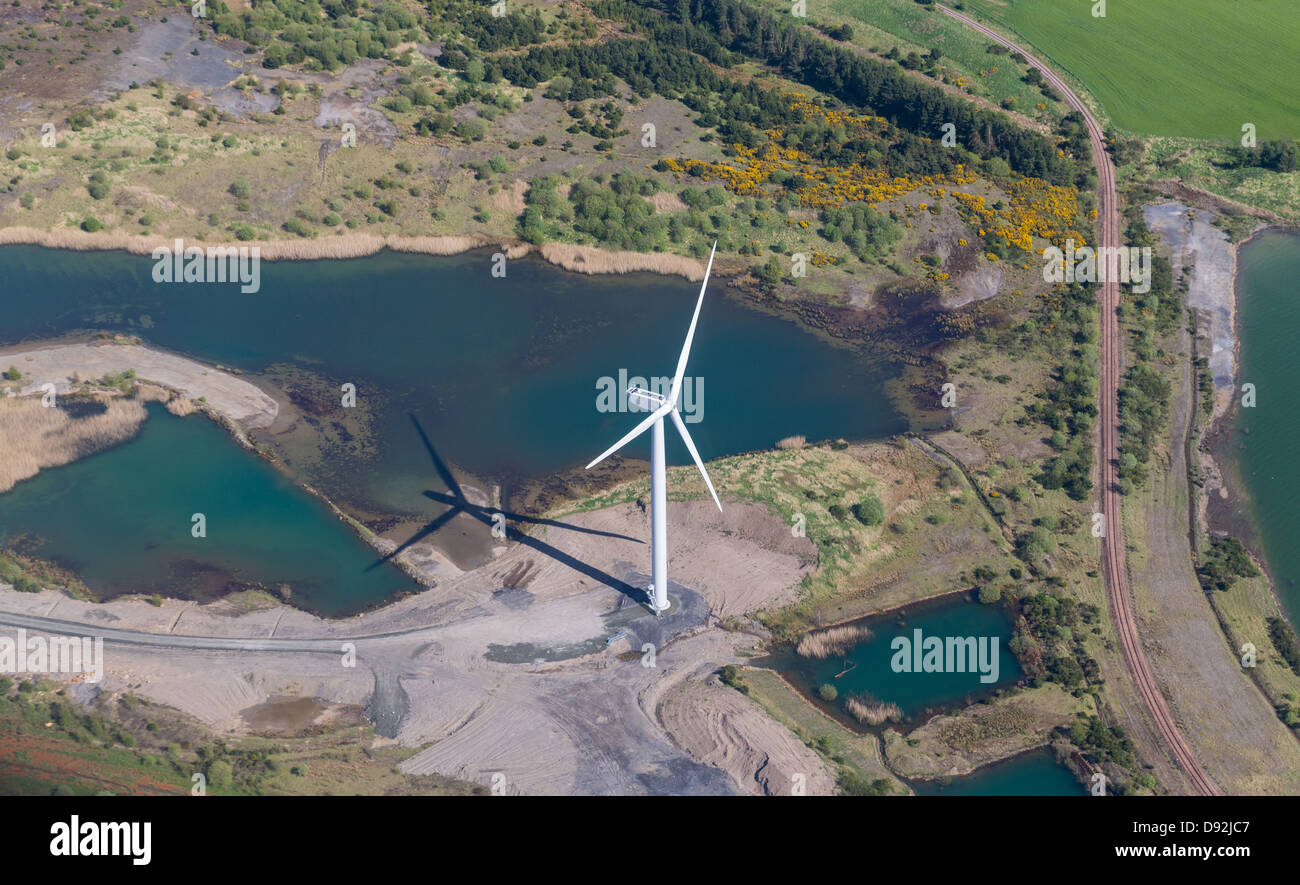 Wind Turbine With Shadow High Resolution Stock Photography and Images ...