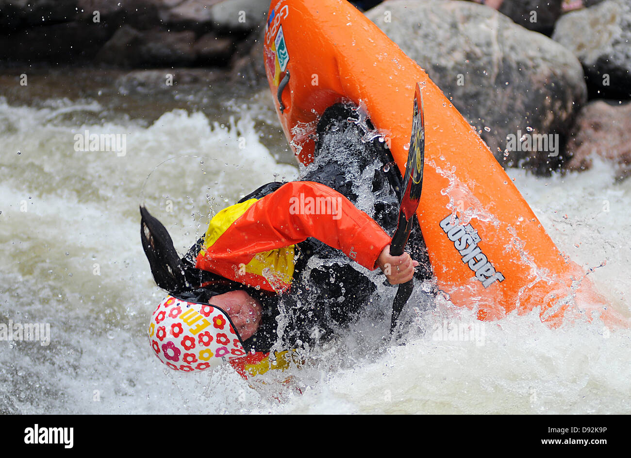 Vail, Colorado, USA. June 8, 2013: Women's World Champion, Emily ...
