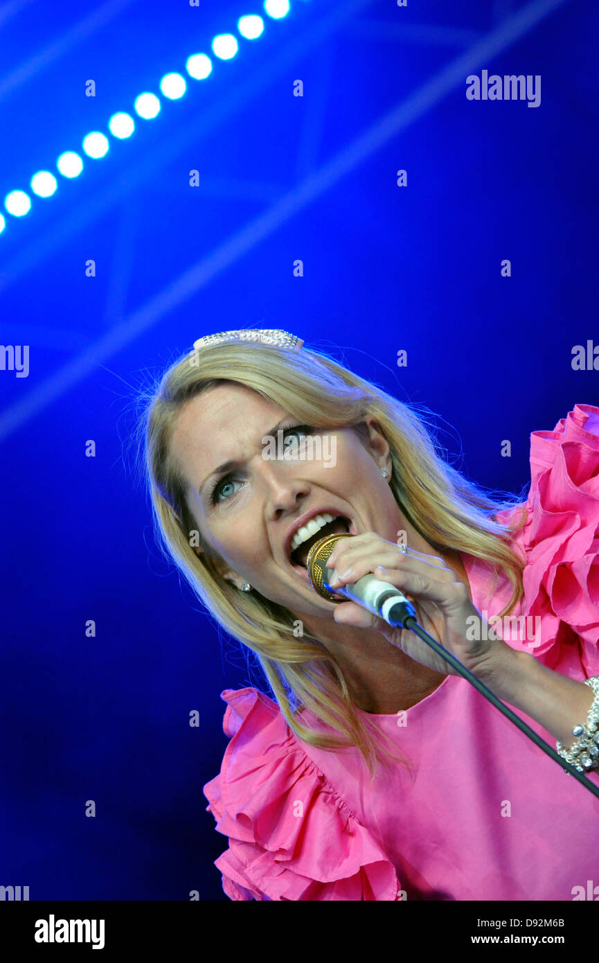 Swedish jazz singer Viktoria Tolstoy on stage during Stockholm Jazz ...