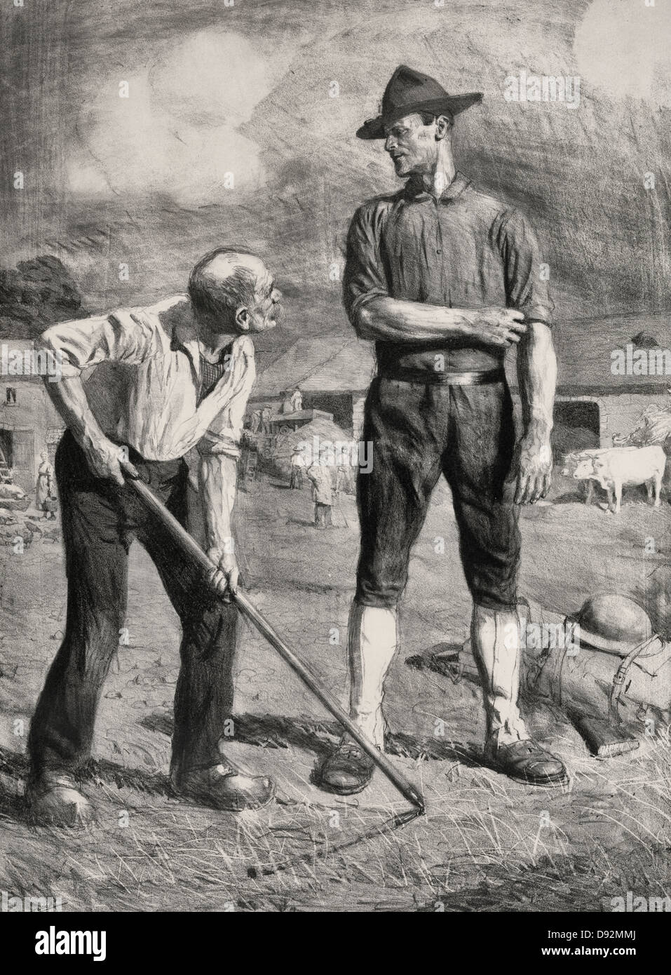 Farmer war hi-res stock photography and images - Alamy