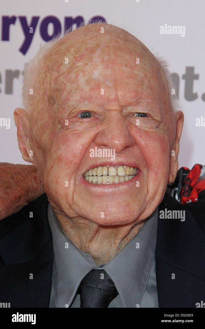 June 9, 2013 - Los Angeles, California, U.S. - Mickey Rooney attends ...