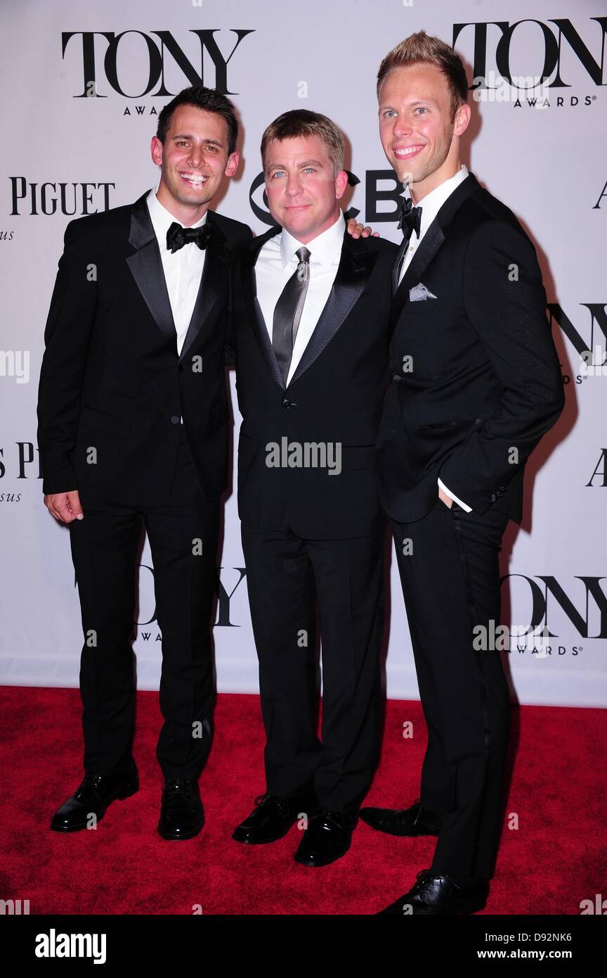 New York, USA. June 9th, 2013. Benj Pasek, Justin Paul at arrivals for ...