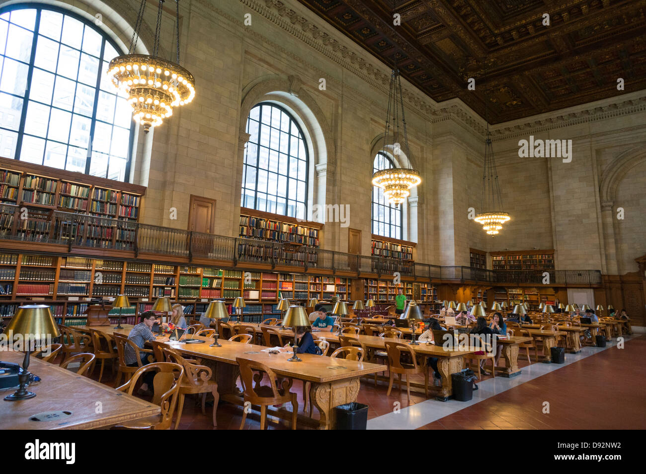 New york public library reading room hi-res stock photography and ...