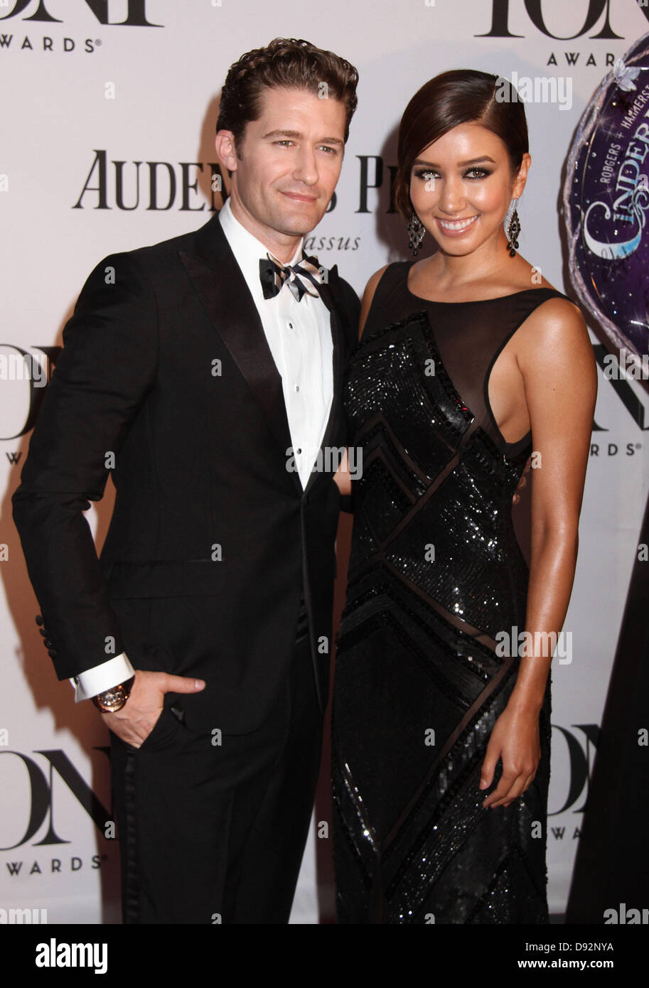 New York, U.S. June 9, 2013. Actor MATTHEW MORRISON and his girlfriend ...