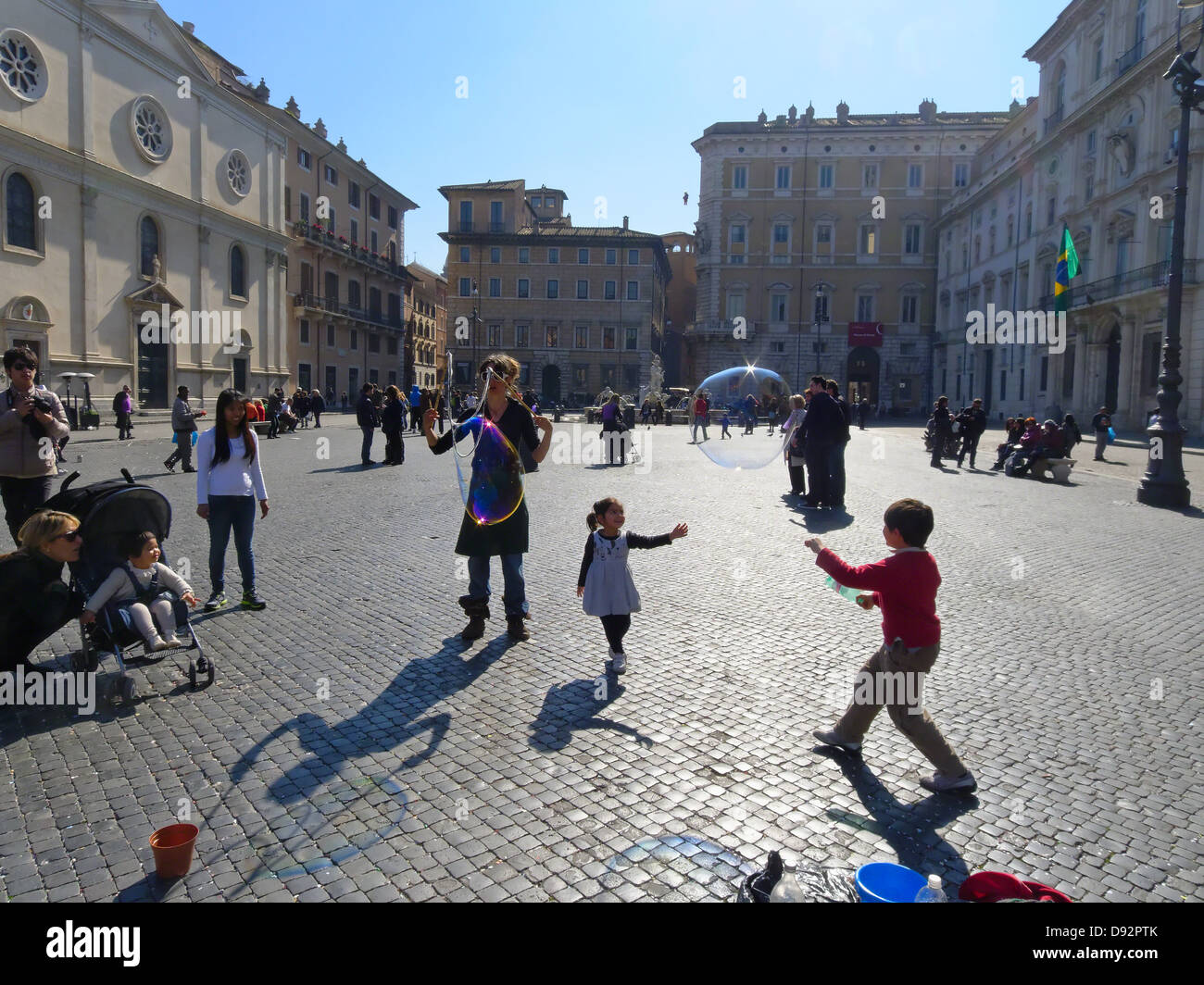 Italian Children Playing Kids Play Soccer In The Neighbourhood,