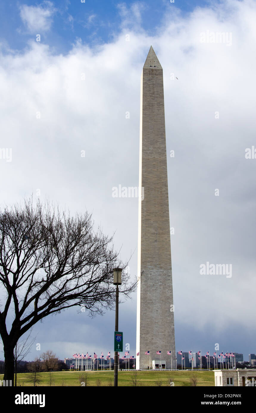 The Washington Monument is an obelisk built as a memorial to George ...