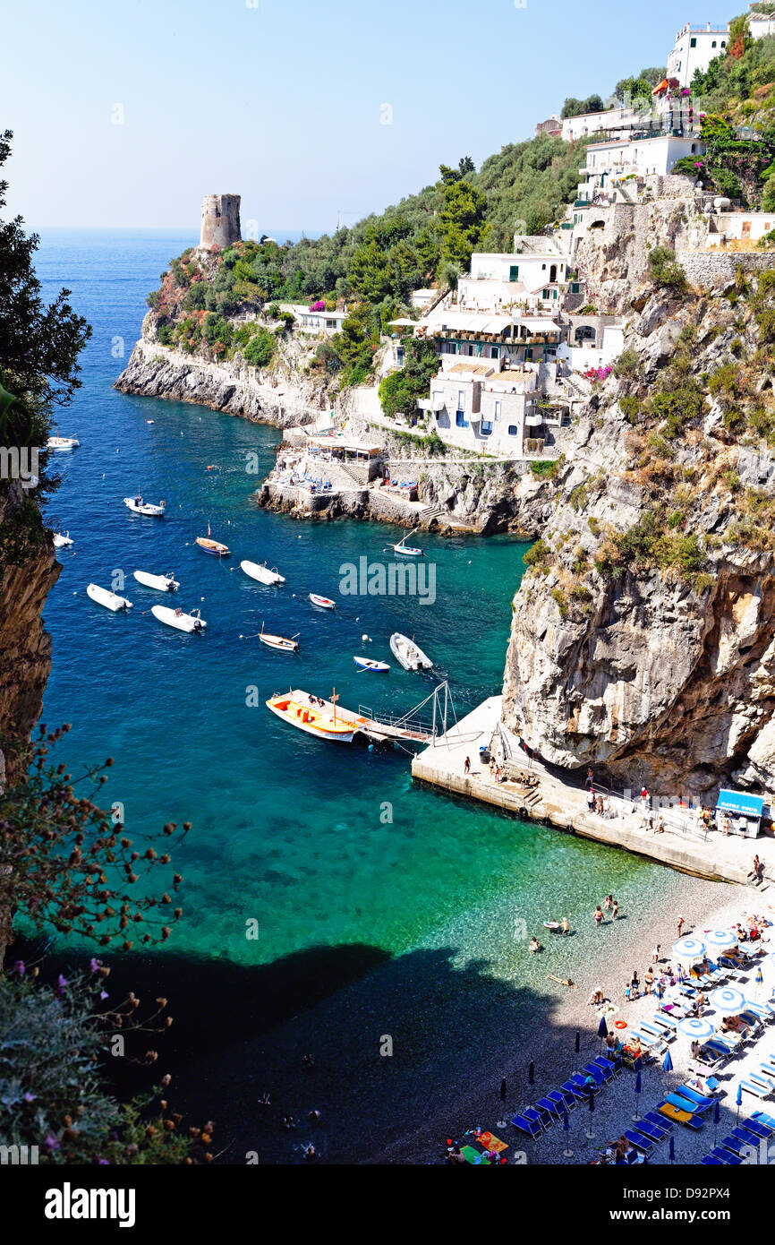 Amalfi coast italy praiano hi-res stock photography and images - Alamy