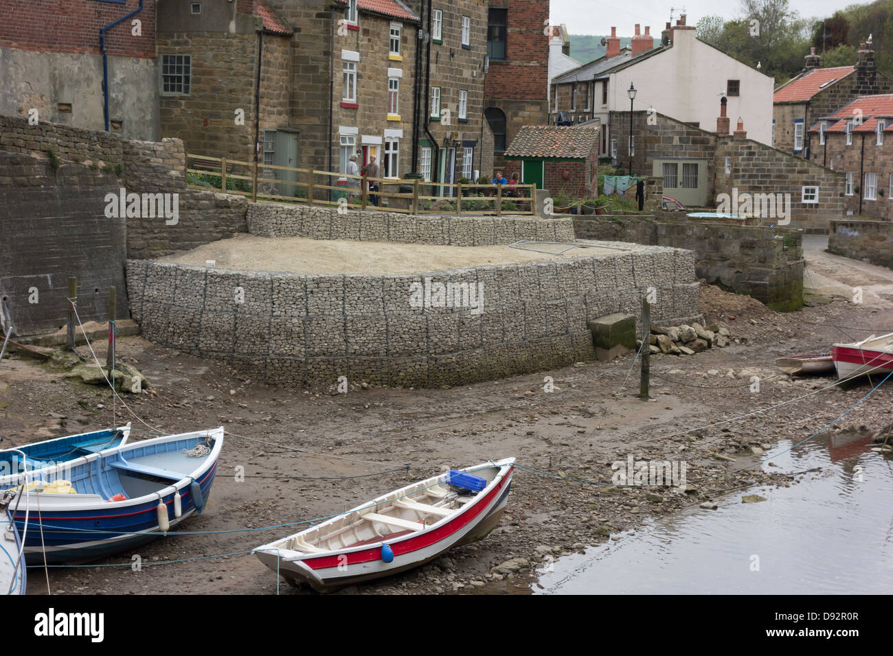 A substantial emergency repair to a collapsed sea wall which had put ...