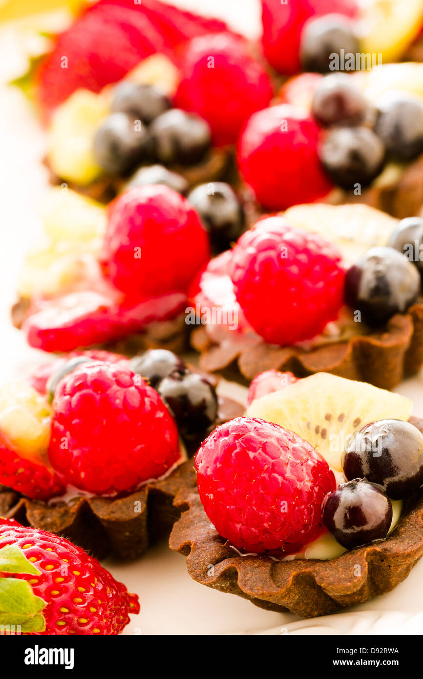 Assorted fruit tartlets hi-res stock photography and images - Alamy