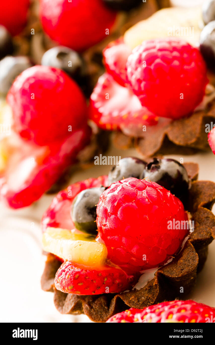 Assorted fruit tartlets hi-res stock photography and images - Alamy