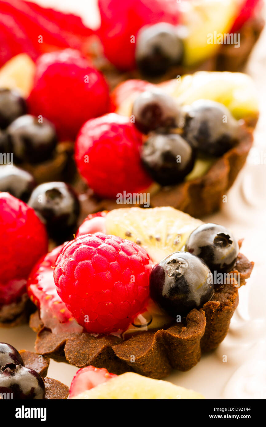 Assorted fruit tartlets hi-res stock photography and images - Alamy