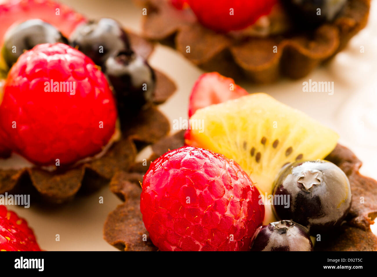 Assorted fruit tartlets hi-res stock photography and images - Alamy