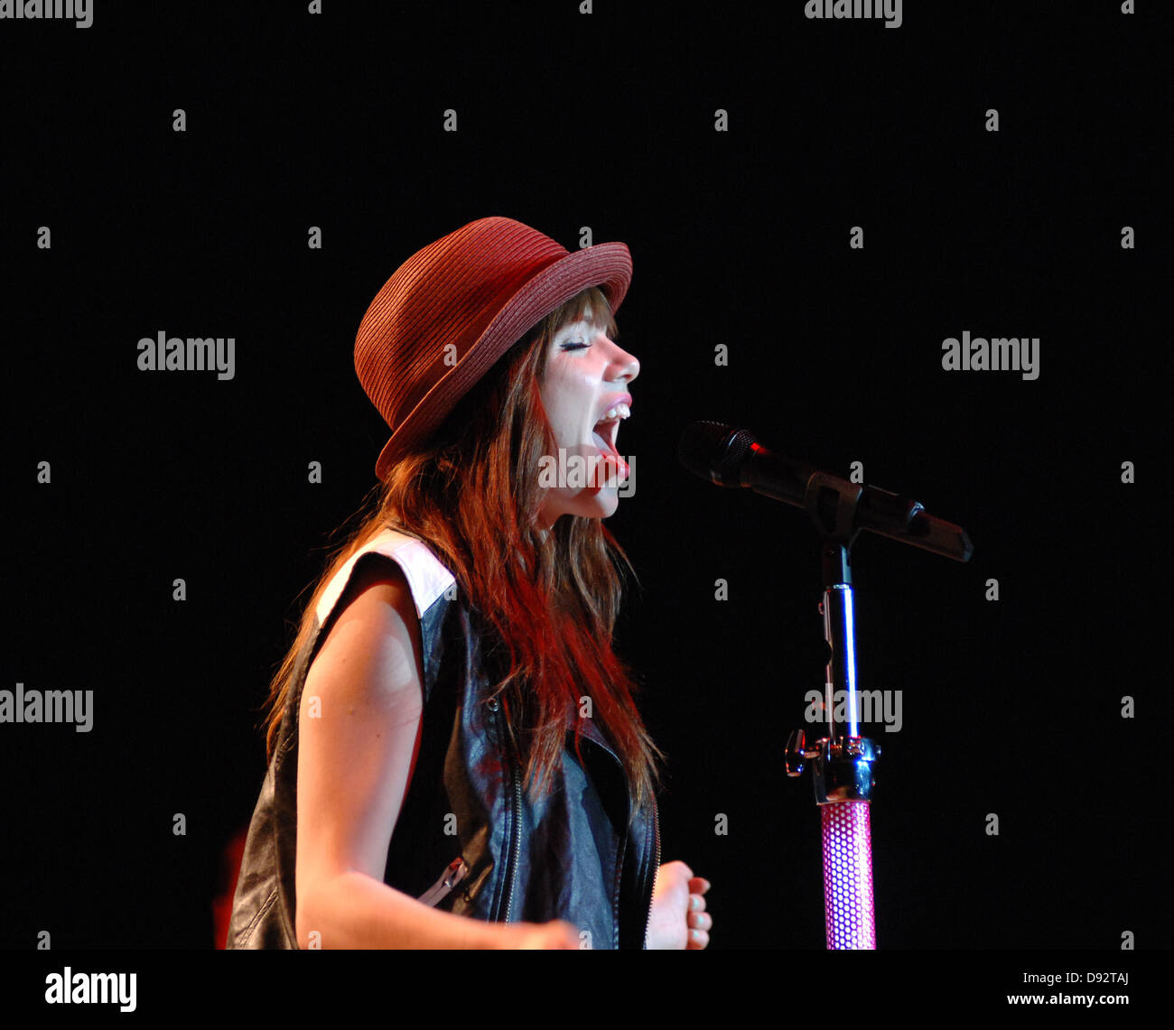 Portsmouth, Virginia, U.S. Jun 08, 2013. Canadian singer CARLY RAE ...