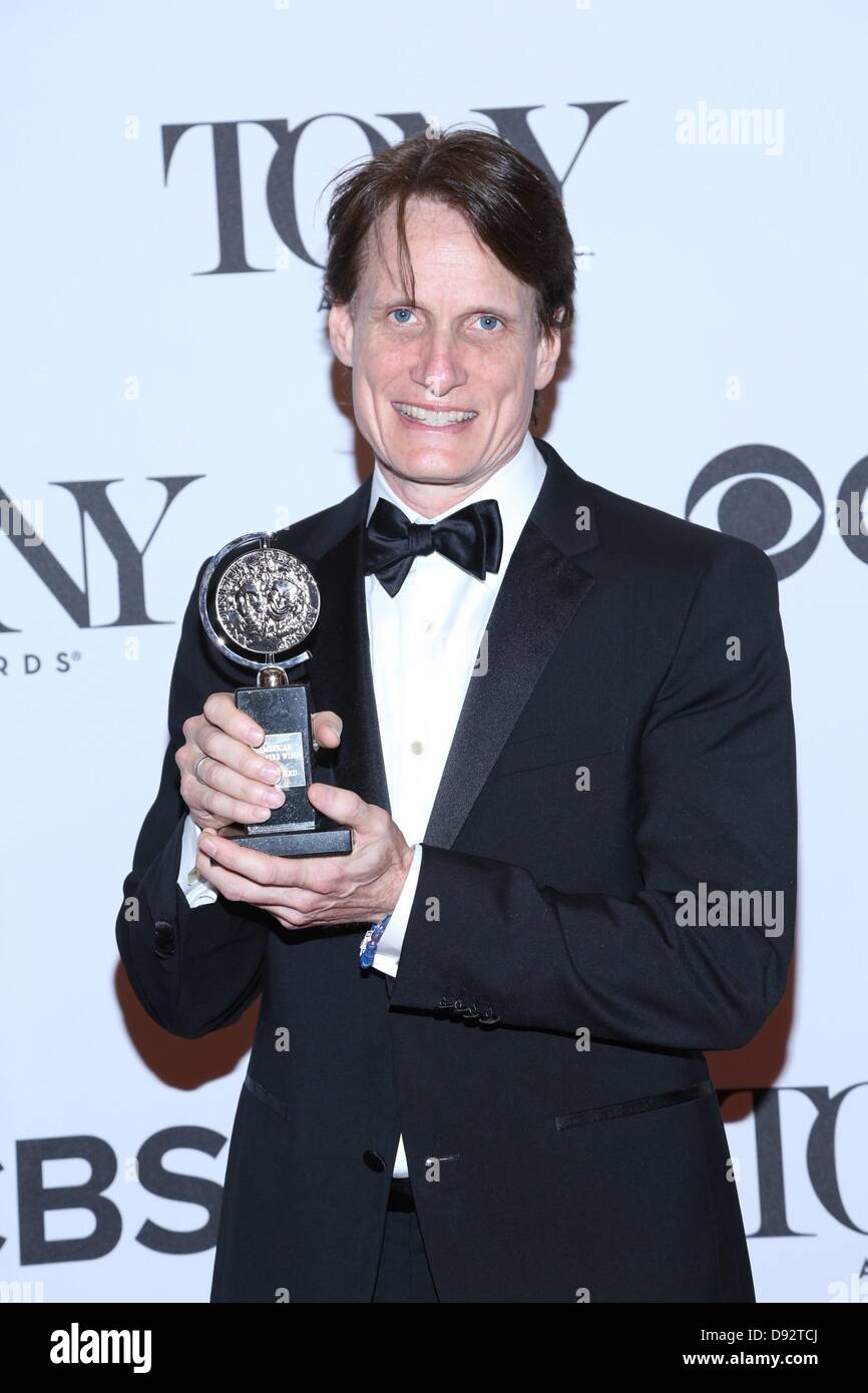 New York, USA. June 9th, 2013. John Shivers in the press room for The ...