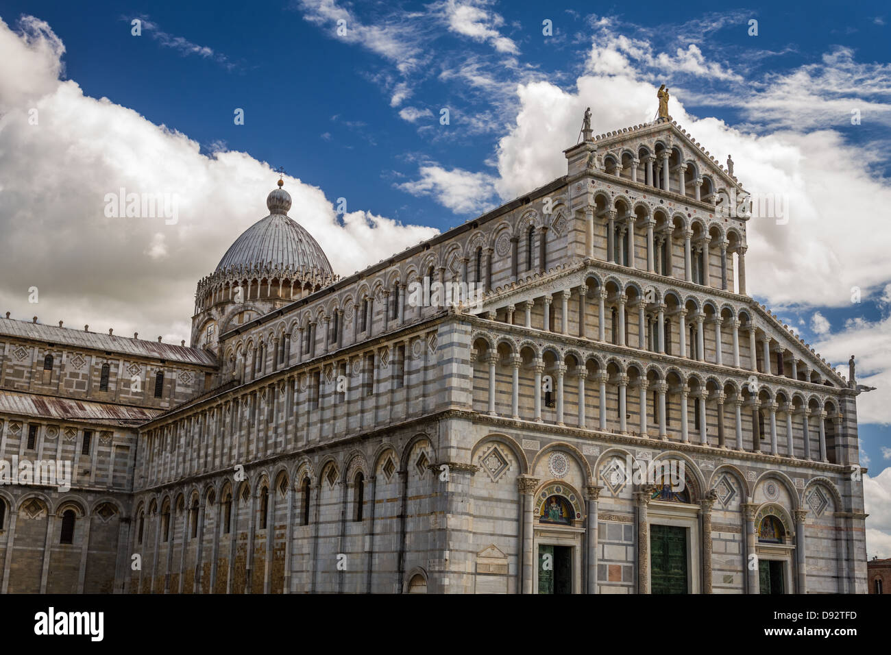 Ancient cathedral in Pisa Stock Photo - Alamy