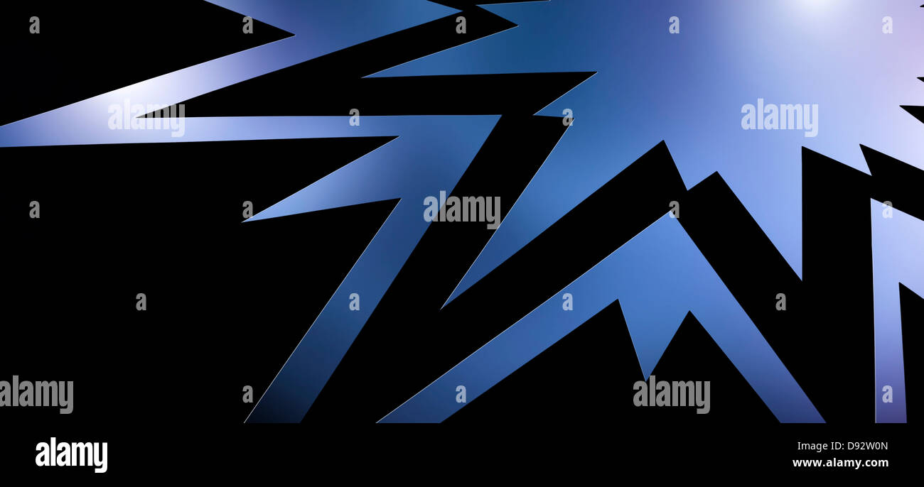 Pop art style exploding star shape Stock Photo - Alamy