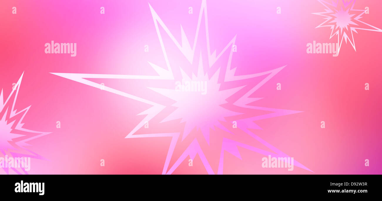 Pop art style exploding star shapes Stock Photo - Alamy
