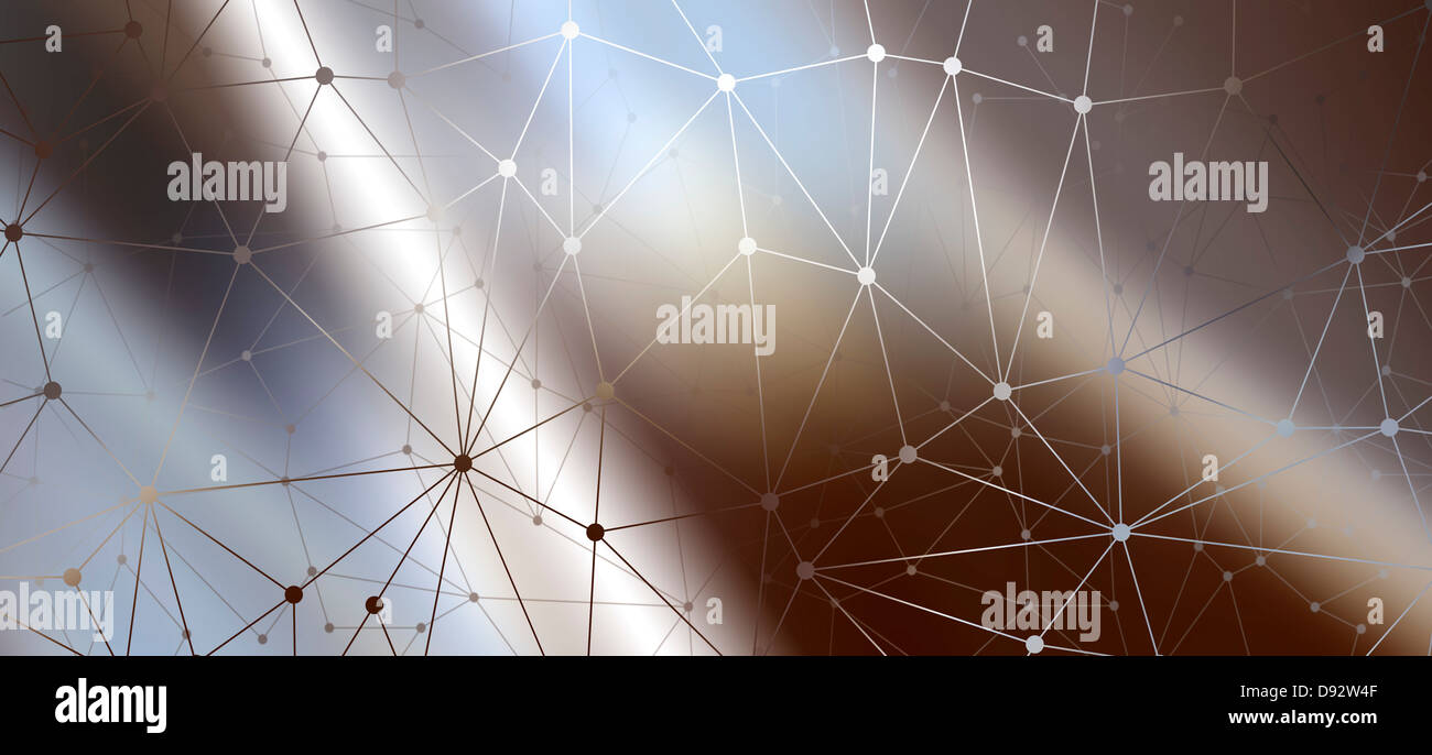 Dots are connected by lines hi-res stock photography and images - Alamy
