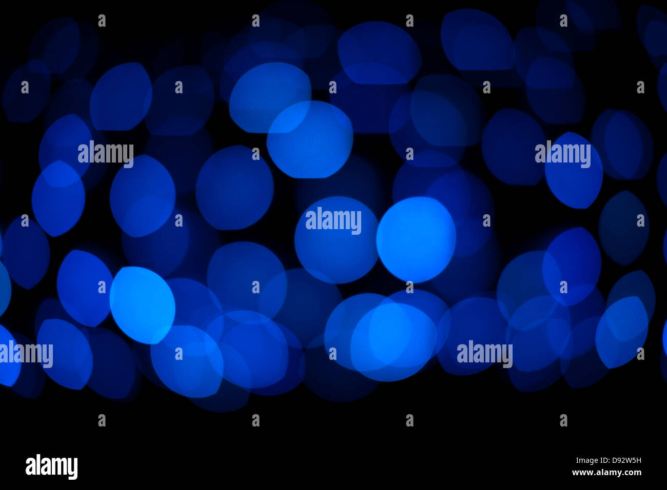 Blue circular light pattern Stock Photo - Alamy