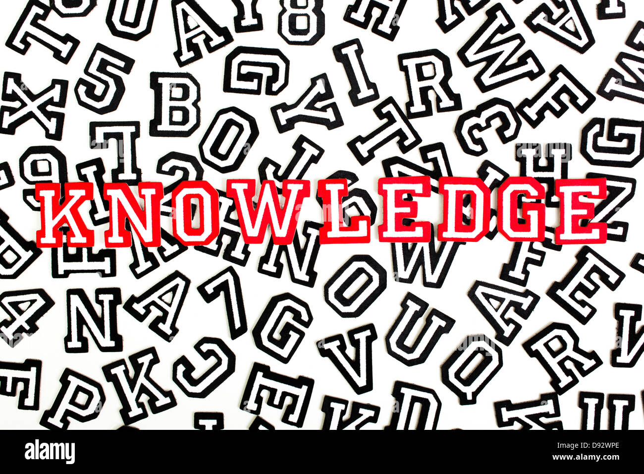 Red color font hi-res stock photography and images - Alamy