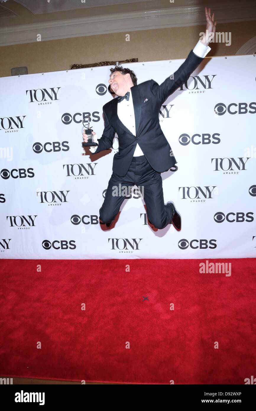 New York, USA. June 9th, 2013. Gabriel Ebert in the press room for The ...